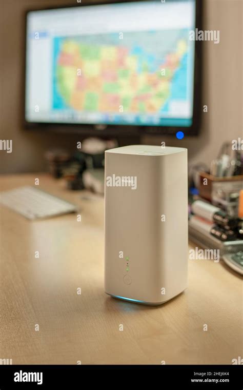 HUAWEI 5G Router And Wi Fi Enabled Hub In A Domestic Setting Stock Photo Alamy