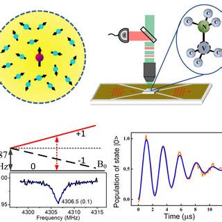 Color Online A A Spin Qubit Interacting With The Nuclear Spin Download Scientific Diagram