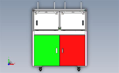 离线二工位测试机架总装配 Iges 模型图纸下载 懒石网