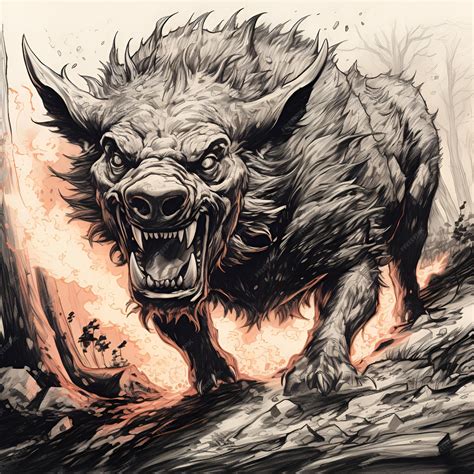 Premium Photo Dark Fantasy Colored Art Cover Of A Terrifying Deformed