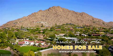 Homes For Sale In Paradise Valley Az And Its Communities