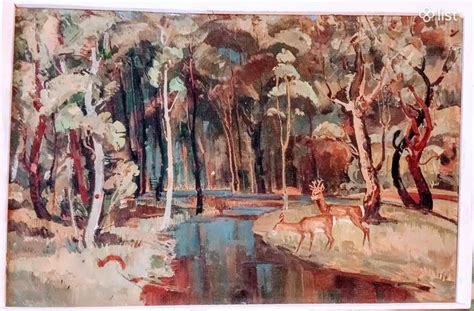 Նկար կտավե անտառում Նկարչություն և նկարներ List Am