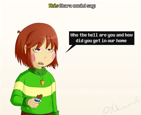 Old Comic I Made About How I Headcanon Chara Emphasis On Headcanon I Dont Think Theyre