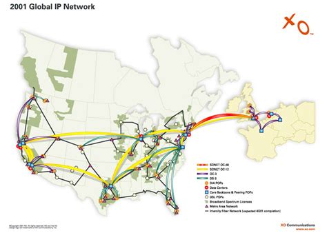 An Atlas Of Cyberspaces Isp Backbone Maps
