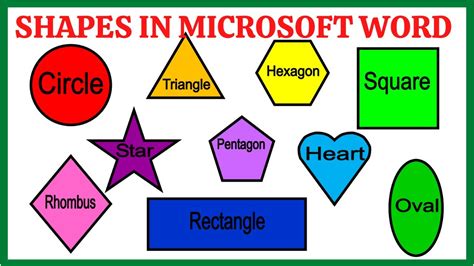 How To Add Shapes In Microsoft Word Insert Shapes Insert Shape In