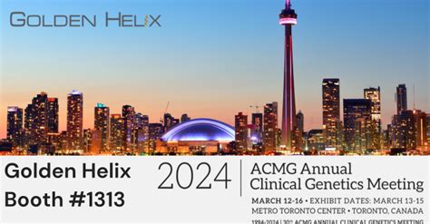 We Are Heading To Toronto The Golden Helix Blog