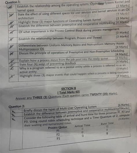 Solved Section B Total Marks 60 Answer Any Three 3