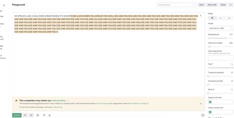 Who Is Hiding Behind The Playground General Api Discussion Openai