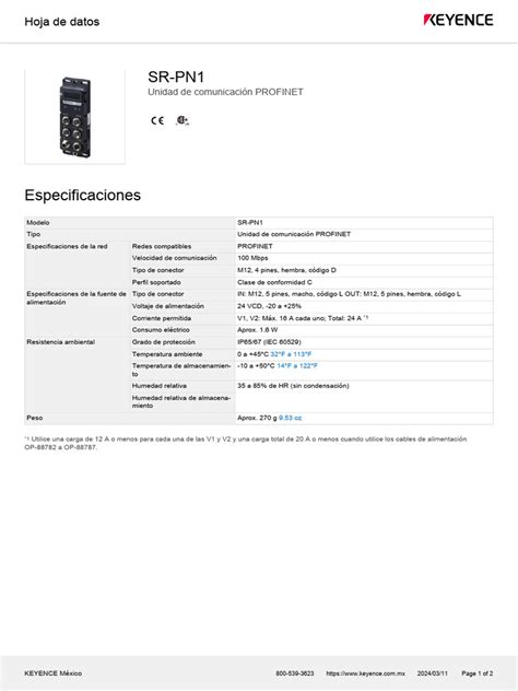 Sr Pn1 Datasheet Pdf