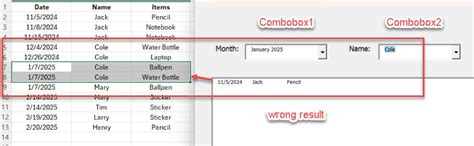 Show Single Month And Year In Combobox In Excel Vba And Show Listbox