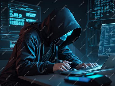 Hacker Usando Computadora Portátil Con Código Html Y Mapa Concepto De