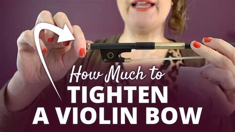 How Much To Tighten A Violin Bow Violin Lounge TV 506 Violin Lounge