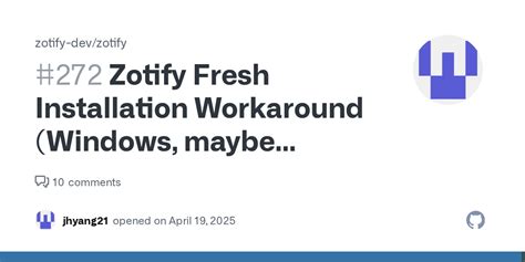 Zotify Fresh Installation Workaround Windows Maybe Macos And Linux Too · Issue 272 · Zotify
