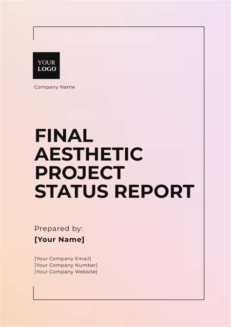 Free Project Implementation Status Report Template To Edit Online