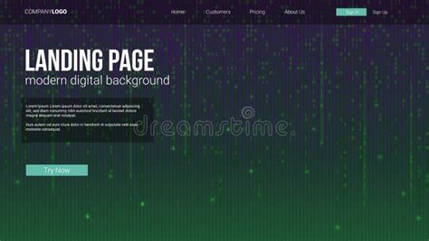 Binary Template Stock Illustration Illustration Of Data 82737