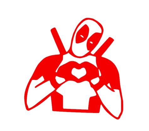 Deadpool Decal Deadpool Comic Decal Dead Pool Vinyl Decal Etsy