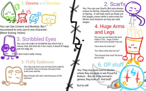 BFDI Tips On How To Draw Just Like BFB Style Episode Acessories And Limbs R