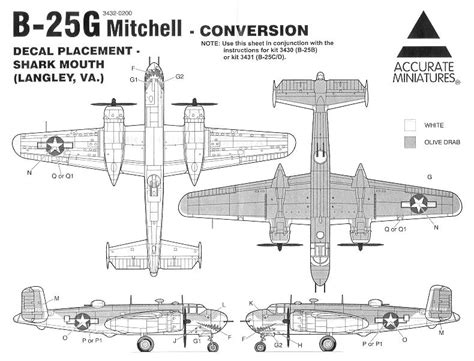 North American B 25g Mitchell By Don Fenton Accurate Miniatures 1 48
