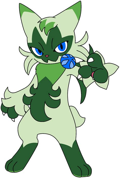 Samiel Sammie The Floragato [pokemon Lines] By Mangled The Wolf On