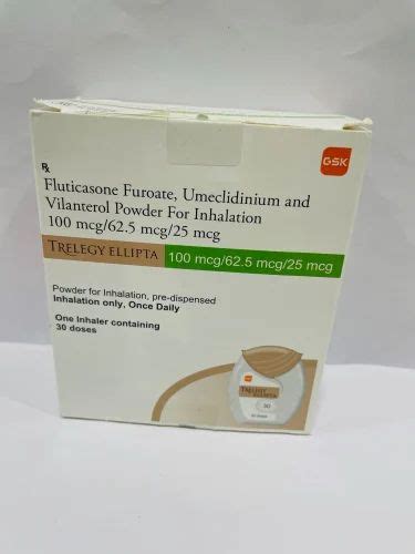 Fluticasone Furoate Umeclidinium And Vilanterol Powder For Inhalation