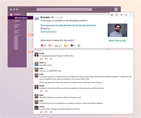 Braindate X Slack Integration Make Learning A Part Of Your Daily