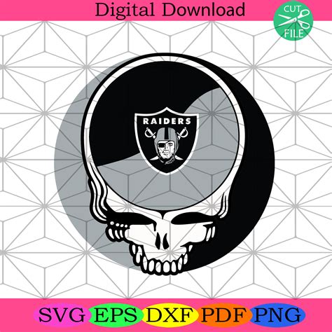 Las Vegas Raiders Skull Svg Sport Svg Football Teams Svg
