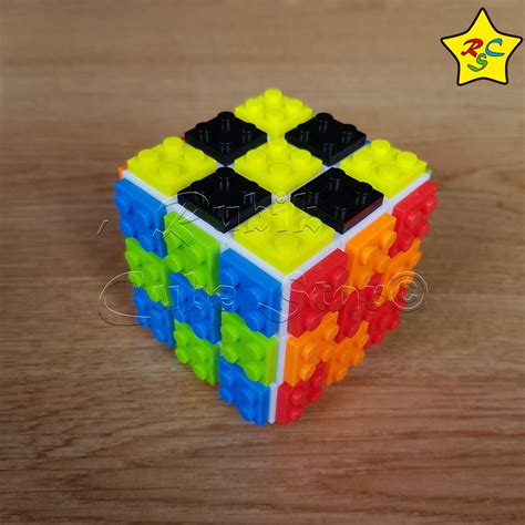 Cubo Rubik Lego 3x3 Fanxin Original Speed Cube Fichas Rubik Cube Star