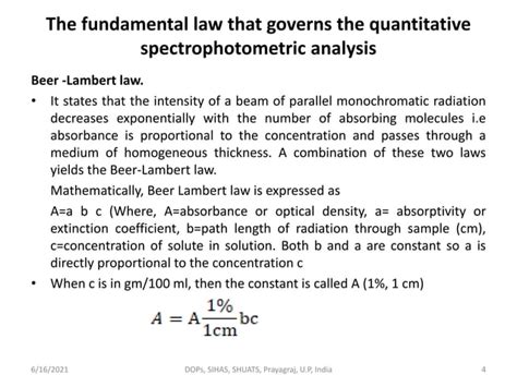 Analytical Method Development And Validation Of Uv Visible Spectroscopy Pptx Chemistry Science