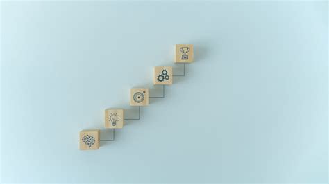 아이콘이 있는 큐브입니다 비즈니스 성공 성장 아이디어 마케팅 및 관리 교육 지식 및인지 학습 개발에서의 작업 및 전략 계획 0명에 대한 스톡 사진 및 기타 이미지 Istock