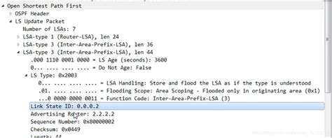 ospfv3的lsa类型抓包详解 csdn博客