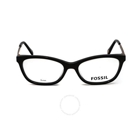 Fossil Ladies Black Rectangular Eyeglass Frames Fos701008070053 762753342522 Eyeglasses Jomashop