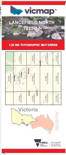 Lancefield North 1 25 000 Vicmap Topo 7823 3 N Maps Books And Travel