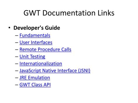 Ppt Mastering Gwt An In Depth Explanation By Rohit Ghatol Powerpoint
