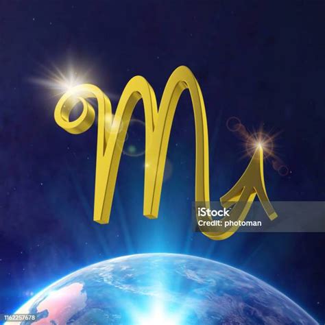 광선이있는 공간에 3d 전갈 자리 조디악 기호 전갈자리에 대한 스톡 사진 및 기타 이미지 전갈자리 점성술 기호 점성술 Istock