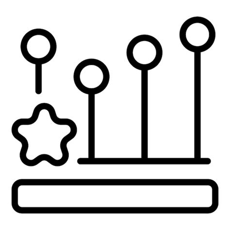 Premium Vector Online Graph Icon Outline Vector Social Review Help Marketing