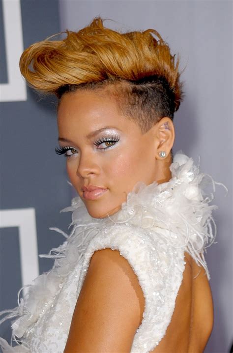 Rihanna Mohawk Hairstyles