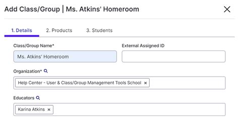 Adding New Classes Groups Imagine Learning Help Center