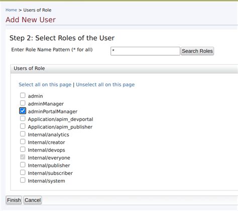 Manage Users For Admin Portal WSO2 API Manager Documentation 4 3 0