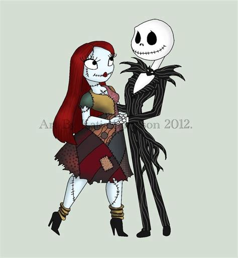 Jack And Sally Chibi By Redhead K On Deviantart Jack And Sally Sally