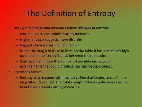 Entropy Presentation
