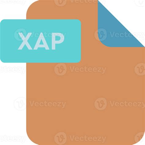 Xap File Format Icon Rounded Shapes Illustration PNG