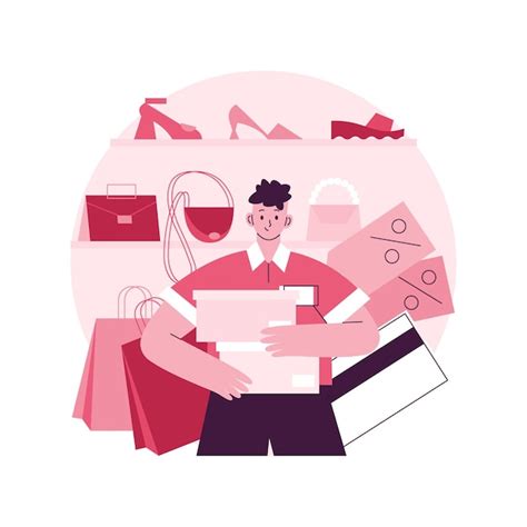 Premium Vector Shop Assistant Abstract Concept Vector Illustration