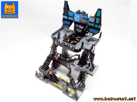 Lego Moc Bat Computer Batcave Bricks Custom Model