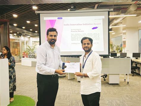 Happy To Announce That I Have Been Recognised With India Innovation… Pravin Deore 12 Comments