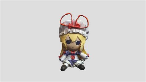 Yukari Yakumo Kourindou Version Fumo Download Free 3d Model By
