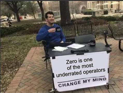 Zero Is One Of The Most Underrated Operators R Rainbow6