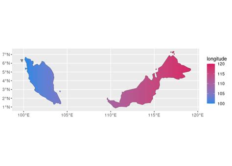 R Gradient Fill Shape File According To Longitude Stack Overflow