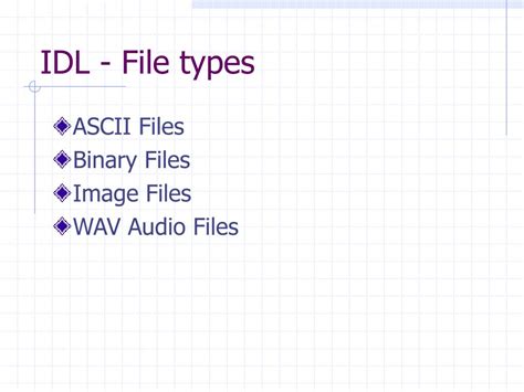 PPT IDL Data Input Output PowerPoint Presentation Free Download ID 6941389
