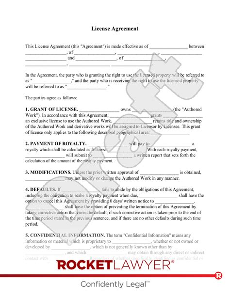 Data License Agreement Template