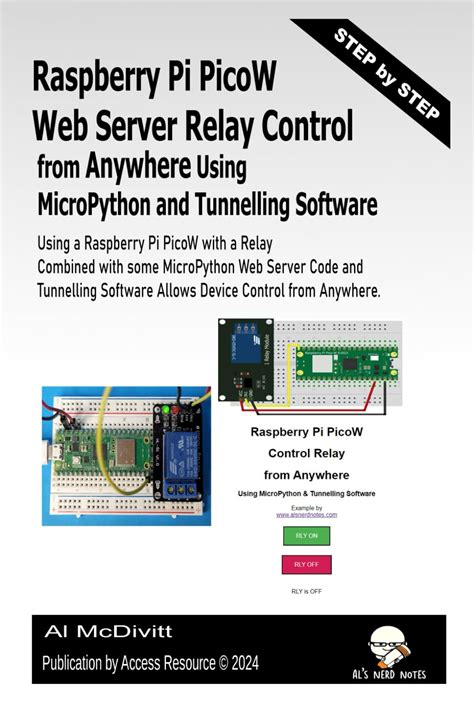 Raspberry Pi Picow Webserver Relay Control From Anywhere Using